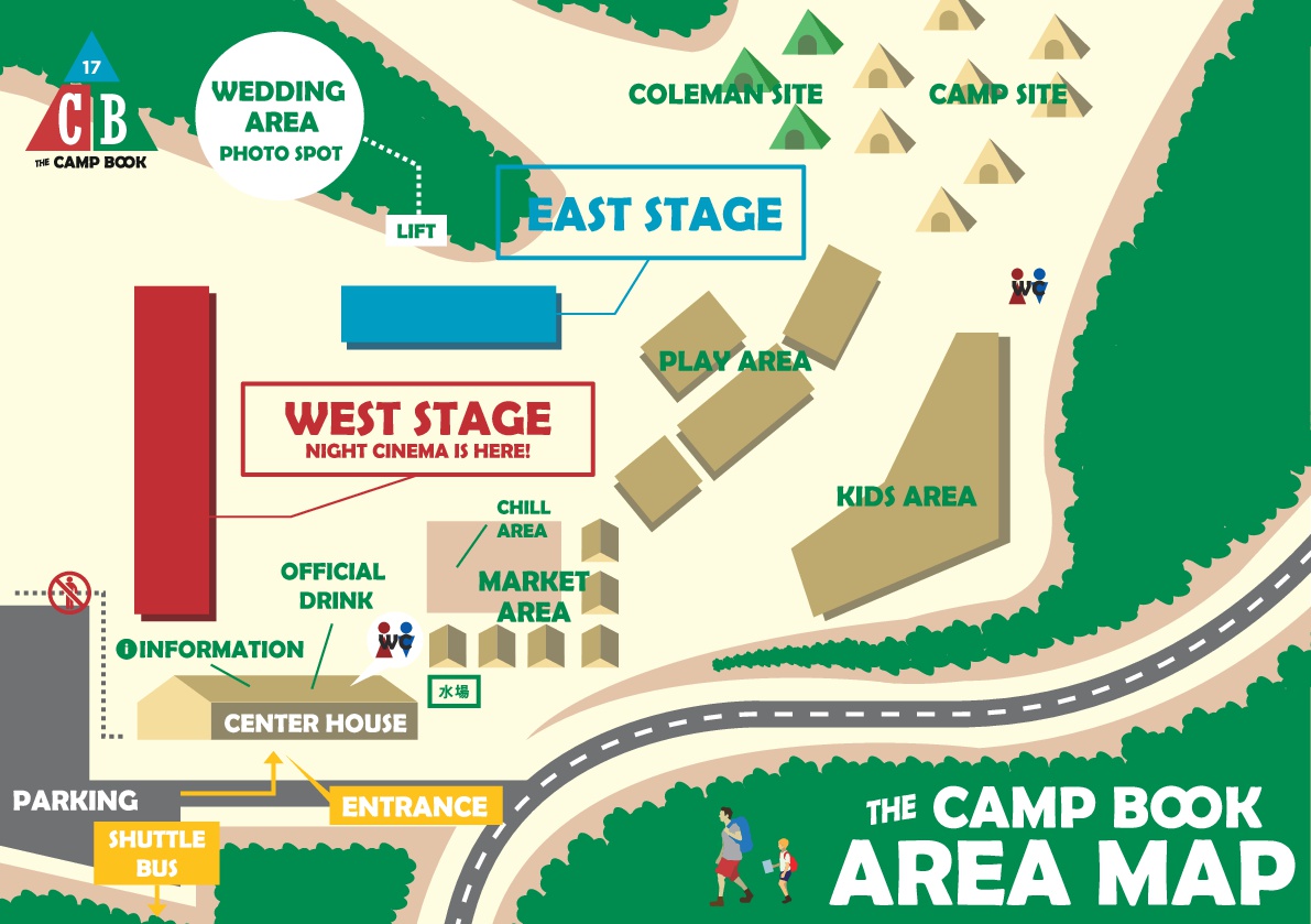 AREA MAP – THE CAMP BOOK